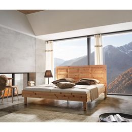 Tchibo - Zirbenholzbett &raquo;Tyrol&laquo; von ADA Austria premium - 194,5x206x110cm - braun -