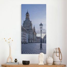 Bilderwelten Akustikbild Dresden Frauenkirche bei D&auml;mmerung