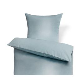 Tchibo - Premium Seiden-Baumwoll Bettw&auml;sche - blau