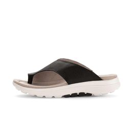 Gabor Damen Zehentrenner "Zehentrenner", Gr. 39schwarz, Schuhe