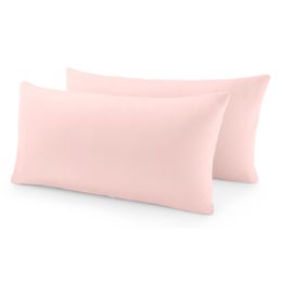 Tchibo - 2 Jersey-Kopfkissenbez&uuml;ge - ros&eacute;