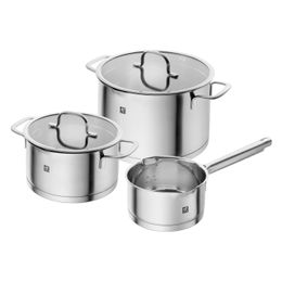 3-teiliges Zwilling Edelstahl-Topf-Set &raquo;TrueFlow&laquo;