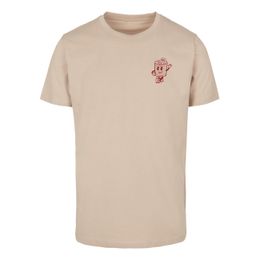 MisterTee Herren T-Shirt "MisterTee Negroni Please Tee", beige, Gr. XS, bedruckt, 100% Baumwolle, Shirts