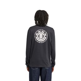 Element Herren Langarmshirt "Seal Bp"off schwarz, Gr. XS, Obermaterial: 100% Baumwolle., Shirts