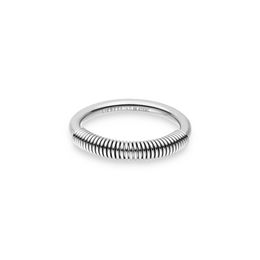 Damen Fingerring "Twist", 56, Edelstahl, 2mmedelstahlfarben, Liebeskind Berlin, Edelstahl, Fingerringe