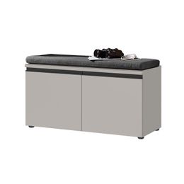 Tchibo - Schuhbank mit Sitzkissen &raquo;Vik&laquo; - 96x55x41cm - anthrazit -