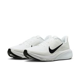 Nike Herren Laufschuh "Nike Pegasus 42", Gr. 45, schwarz-wei&szlig;, Synthetik, Textil, Schuhe