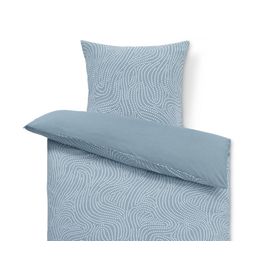 Tchibo - Winterjersey-Bettw&auml;sche - blau