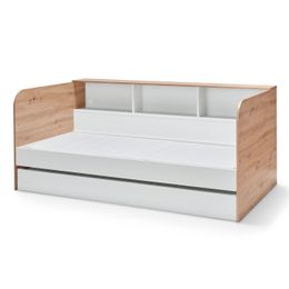 Tchibo - Stauraum-Bett - 209,5x120x91,5cm - braun -