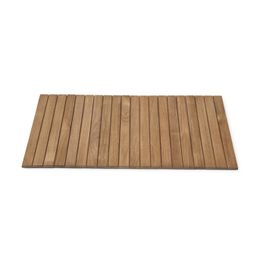 Tchibo - Teak-Sofatablett mit flexiblen Lamellen - hellgrau
