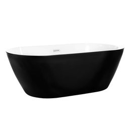 Home Deluxe Freistehende Badewanne &raquo;Codo&laquo; - 170x80x58cm - schwarz -