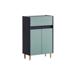 Tchibo - Kommode &raquo;Lovis&laquo; - 57x33x90,5cm - blau -