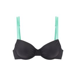 s.Oliver Damen B&uuml;gel-Bikini-Top "Yella", schwarz, Gr. 38, Obermaterial: 80% Polyamid, 20% Elasthan. Futter: 92% Polyester, 8% Elasthan,