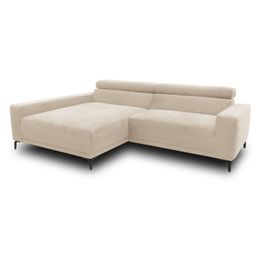 Domo Sofa &raquo;Malm&ouml;&laquo; - 248x172x72cm - schwarz -