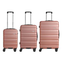 Packenger Hartschalen-Koffer - rosa