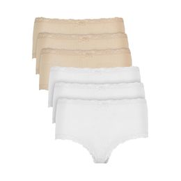 Nina von C. Damen Taillenshaper "6er Pack Damen Taillenslip Multiple Packs", Gr. 38, bunt, Obermaterial: 95% Modal CMD. 5% Elasthan EL., Unterhosen