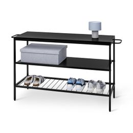 Tchibo - Metall-Konsolentisch - 129,5x41x76,5cm - schwarz -