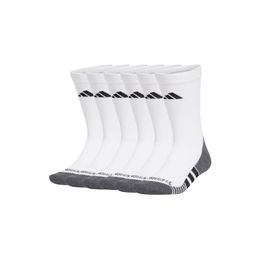 Herren Kurzsocken "Socken Performance Climacool Cushioned Crew 9P 9er Pack", adidas originals, Gr. 43, wei&szlig;, Obermaterial: 56% Polyester PES. 40%