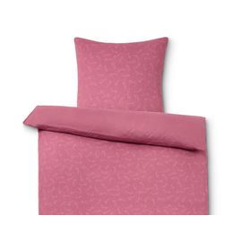 Tchibo - Winterjersey-Bettw&auml;sche - ros&eacute;