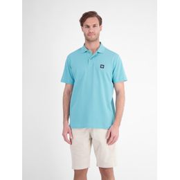 Lerros Herren Poloshirt "Maskulines Poloshirt aus Baumwolle mit griffiger Struktur", blau, Gr. S, 100% Baumwolle, Shirts