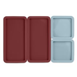 Tchibo - 4 Backmatten - dunkelrot
