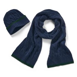 Tchibo - M&uuml;tze und Schal im Set - blau