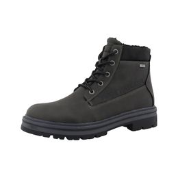 Tom Tailor Herren Winterboots, Gr. 41, grau, Lederimitat, Textil, Schuhe, mit gepolstertem Schaftrand