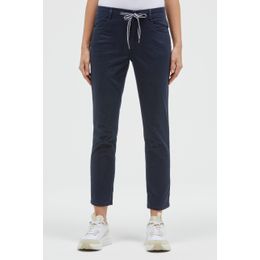 SOCCX Damen Comfort-fit-Jeans, blau, Gr. 28, unifarben, Denim/Jeans, Material: 92% Baumwolle, 5% Elastomultiester, 3% Elasthan, Jeans, mit verk&uuml;rztem