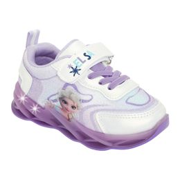 Disney M&auml;dchen Sneaker "FROZEN", Gr. 28, lila, Textil, Schuhe, mit cooler Blinkfunktion