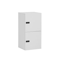 Tchibo - Spind &raquo;Locked&laquo; mit 2 T&uuml;ren und Zahlenschloss - 45,5x40,5x92,5cm - schwarz -