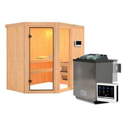 Karibu Sauna &raquo;Amy 1&laquo; - naturfarben