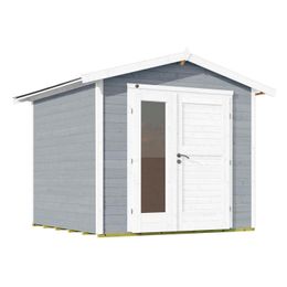 Weka Ger&auml;tehaus mit Fenster - 280x263x238cm - wei&szlig; -