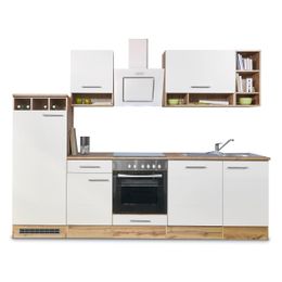 respekta-Economy-K&uuml;chenblock - 280x60x205cm - braun -