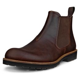 Ecco Herren Chelseaboots "Jamestown", Gr. 40, braun, Nubukleder, Schuhe, Schlupfboots, Stiefelette, Business-Boots mit Stretcheins&auml;tze