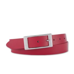 Bernd G&ouml;tz BERND G&Ouml;TZ Damen Lederg&uuml;rtel "Lederg&uuml;rtel mit Rechteckschlie&szlig;e", rot, Gr. 105, Rindsleder, G&uuml;rtel