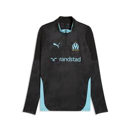 Puma Herren T-Shirt "Olympique de Marseille Trainingstop Herren", schwarz, Gr. L, Obermaterial: 100% Polyester, Shirts