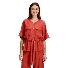 BETTY & CO BETTY & CO Damen Jackenblazer "Damen mit Taschen", rot, Gr. 46, Obermaterial: 83% Viskose, 17% Polyamid, Blazer