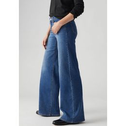Levi's LEVI'S Damen Weite Jeans "Jeans 318 SHAPING", blau, Gr. 29, unifarben, Denim/Jeans, Obermaterial: 80% Baumwolle, 19% Polyester, 1% Elasthan, Jeans,