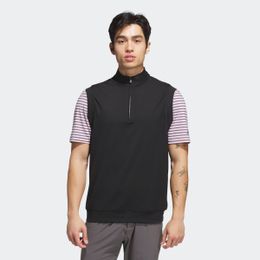 Herren Funktionsweste "ULT CLS QZ VST", schwarz, Gr. M, adidas Performance, Obermaterial: 79% Polyester, 21% Elasthan, Westen, f&uuml;r Golf, mit