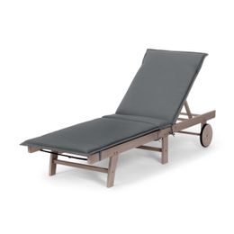 Tchibo - Liege &raquo;Leira&laquo; mit Polsterauflage - 195x64x35cm - anthrazit -
