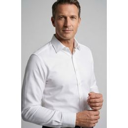 OLYMP Herren Businesshemd "Level Five body fit", beige, Gr. 38, Web, Obermaterial: 97% Baumwolle, 3% Elastolefin, Hemden