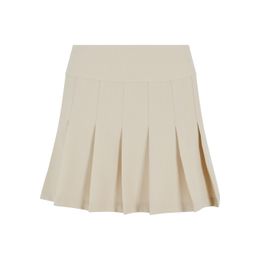 Karl Kani Damen Sommerrock "Karl Kani Karl Kani Kani Sport Tennis Skirt", beige, Gr. XL, 78% Polyester, 18% Viskose, 4% Elasthan, R&ouml;cke