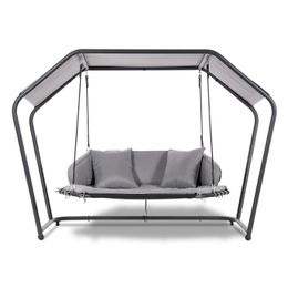 Leco Schaukelliege - 263x155x195cm - anthrazit -