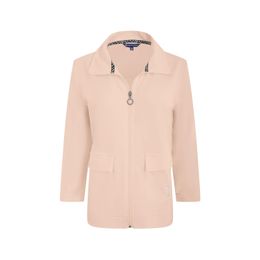 NAVIGAZIONE Damen Sweatjacke "NAVIGAZIONE Sweatjacke", beige, Gr. 50, uni, Obermaterial: 50% Baumwolle CO. 45% Modal CMD. 5% Elasthan EL.,