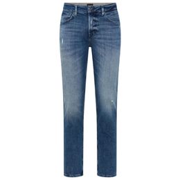 BOSS Orange Herren 5-Pocket-Jeans "RE.MAINE", blau, Gr. 30, Denim/Jeans, Obermaterial: 99% Baumwolle, 1% Elasthan, Jeans, Regular Fit, Baumwoll-Mix,