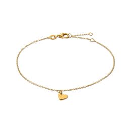 Tchibo - Gold-Armband mit Herzanh&auml;nger - gold