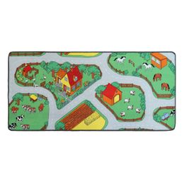 Tchibo - Spielteppich Bauernhof - mehrfarbig