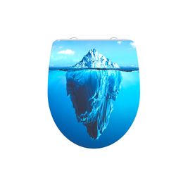 Tchibo - Sch&uuml;tte Duroplast-High-Gloss-WC-Sitz &raquo;Iceberg&laquo; - mehrfarbig
