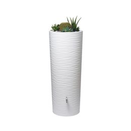 Garantia 2-in-1-Regentonne-Komplett-Set - wei&szlig;