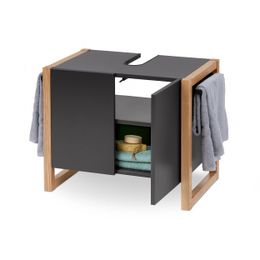 Tchibo - Waschbeckenunterschrank - 60x40x49,5cm - anthrazit -